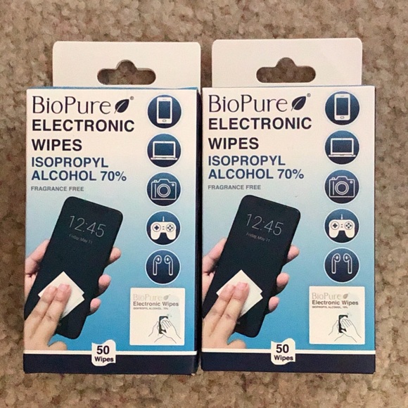 BioPure | Other | 2 Box Of 5 Biopure Electronic Cleaning Wipes | Poshmark